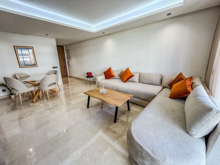 Cfc Uptown - 2 Chambres - Piscine & Terrasse - Casablanca