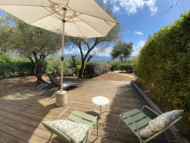 Mini-villa - Résidence Ogliastrello Avec Piscine - Olmeto