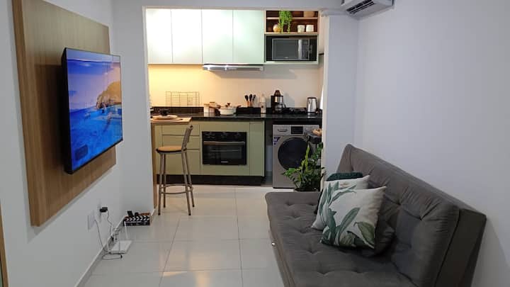 Loft Pé Areia Campeche A/c Garagem 9min Air Port - Florianópolis