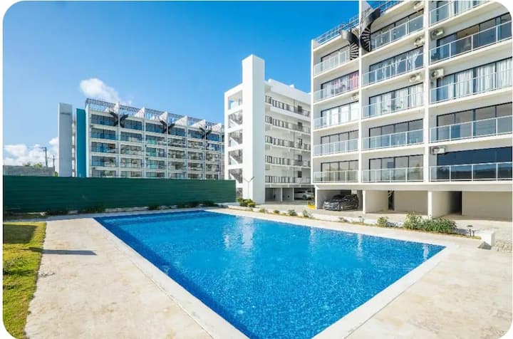 Elegant Escape 1br Near The Beach Long/ Short Term - Punta Cana