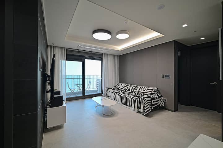 Od2)22-2#오시리아#오션뷰#롯데월드#이케아#장박환영#턴테이블#감성음향#고층 - Busan