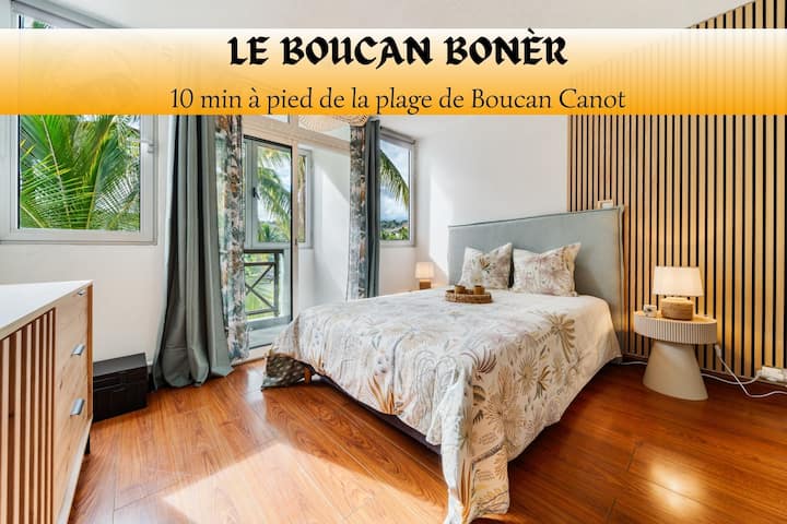 Le Boucan Bonèr · Cosy & Plage De Boucan Canot - Réunion