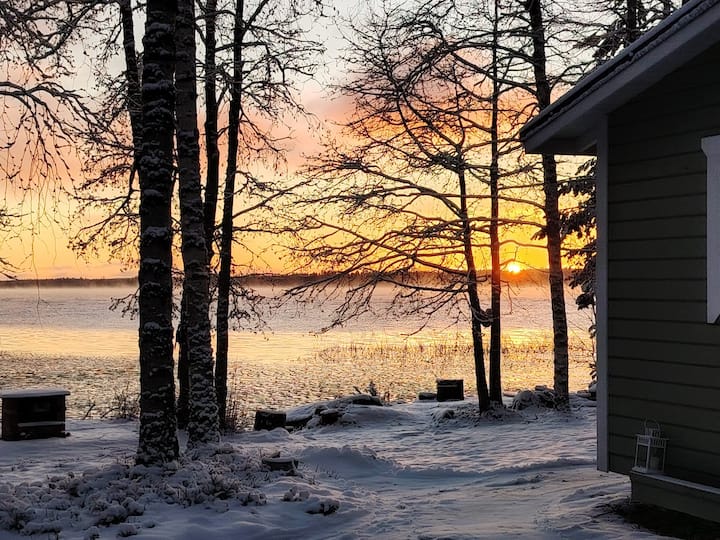 Kodikas Mökki Järven Rannalla - Tervo