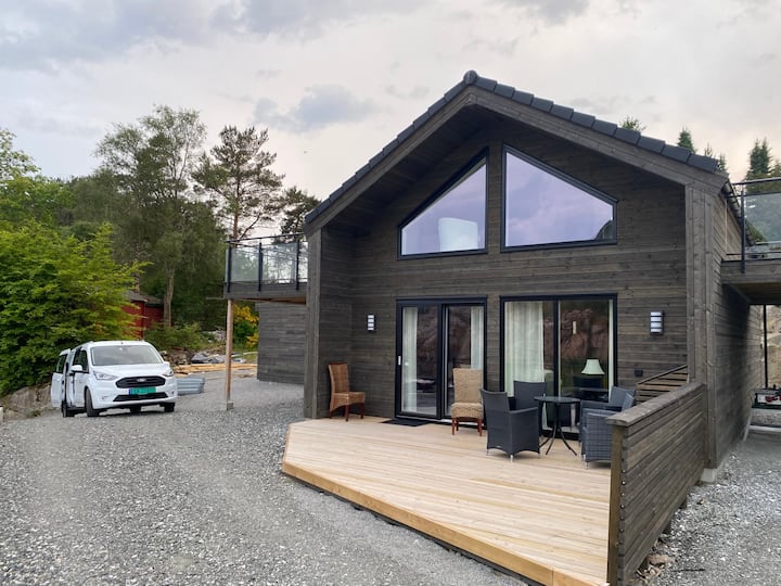 Moderne Sjøhytte På Bjorøy - Bergen, Norwegen