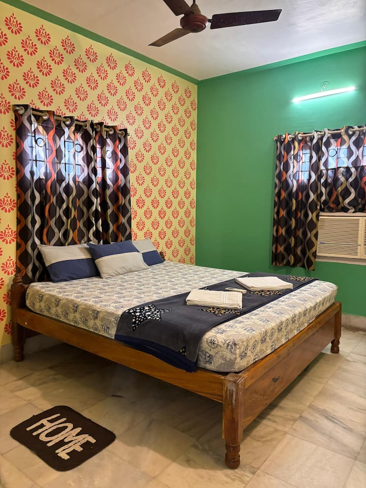 Cheerful 2bhk Apartment| Ac+wifi+kitchen+nrbeach - Puri