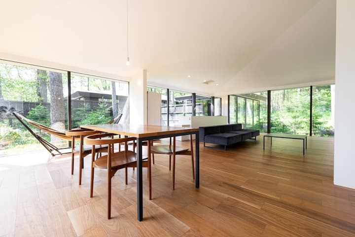 Forest Glass Villa Karuizawa 5 Guests Near Station - Karuizawa