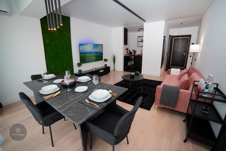 Modern 1br Apt • Balcony • Near Pipera Metro - Bucharest