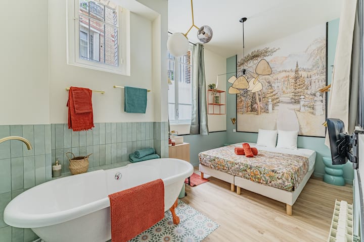 Cozy Flat With Jacuzzi / 2bdr 2wc - Paris