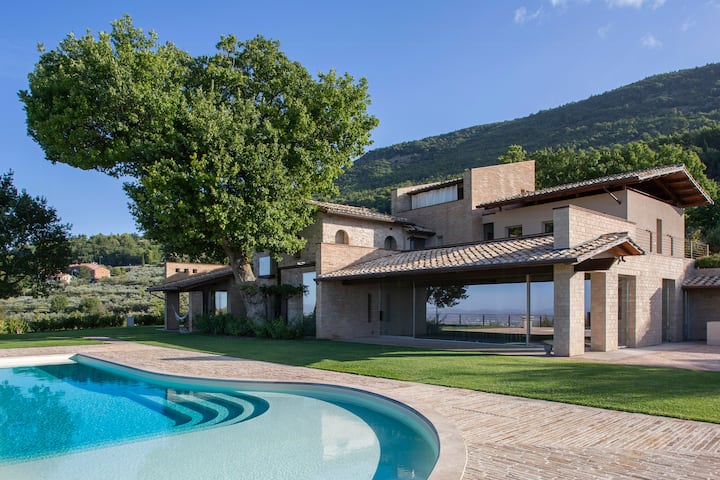 Villa De Luxe Avec Vue Sur La Vallée D'assise - Assisi