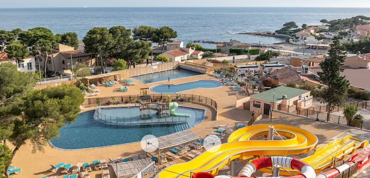 Location Mobil Home Dans Camping 4* (Côte Bleue) - Carry-le-Rouet
