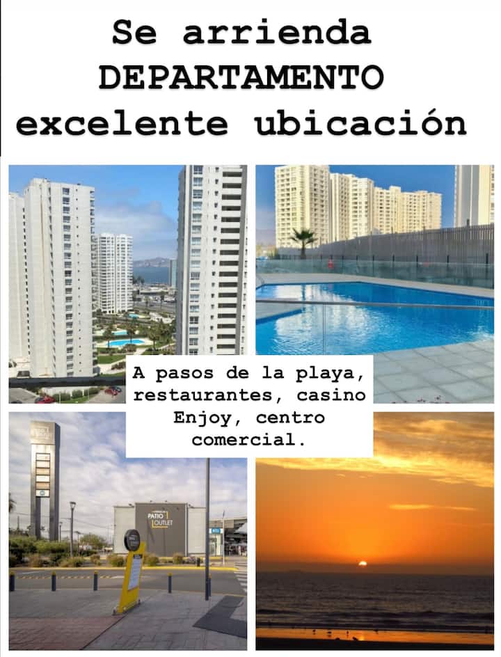 Depto. A 1 Cuadra De Playa Peñuelas Y Outlet 6p - La Serena