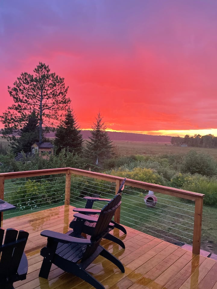 Adirondack Tiny Home: The Lookout On Moody - Tupper Lake, NY
