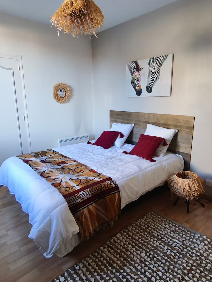Chambre "En Voyage" Avec Lit 160 - Salies-de-Béarn