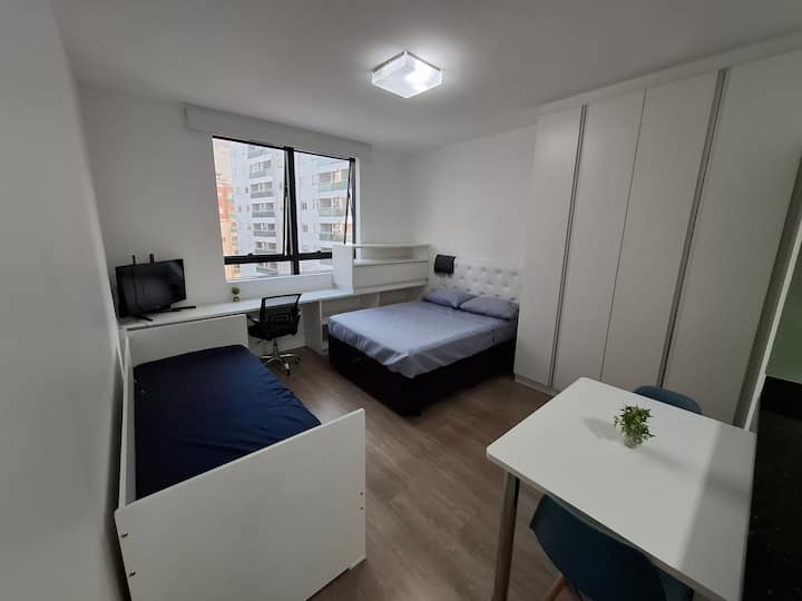 Lindo Loft/flat Home Office Completo - Barueri