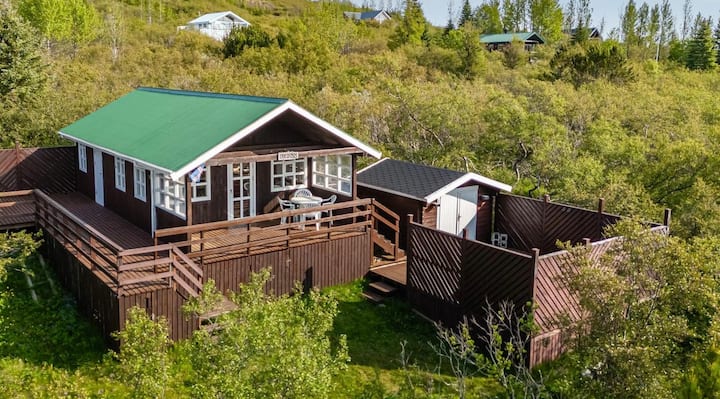 Cozy Cabin In Golden Circle Area - Island