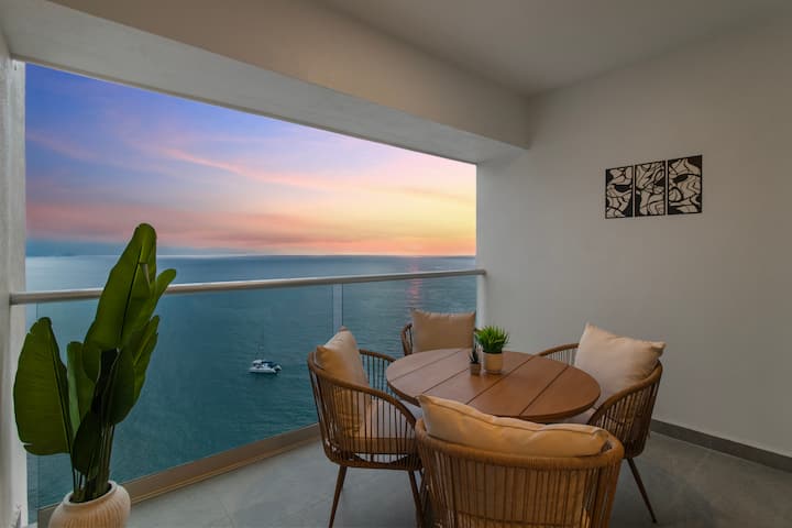 The Whale Jump - 1bed 1 Bath 13floor - Puerto Vallarta