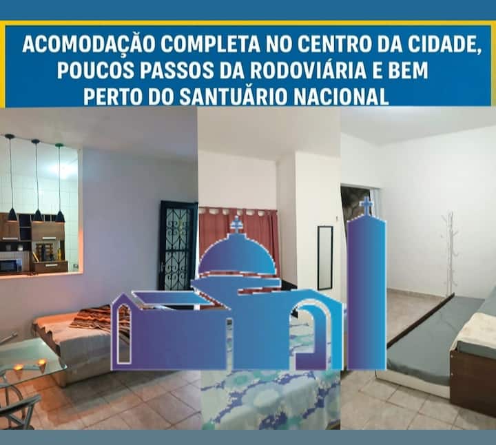 Próximo A Basílica, Com Garagem Apt Completo - Aparecida