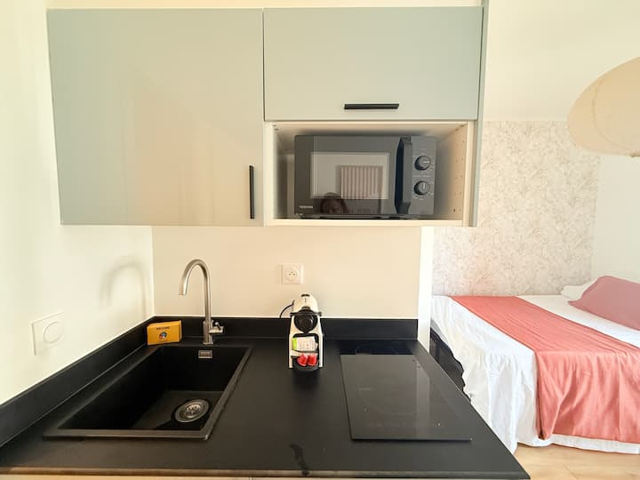 M090 Studio Cosy Avec Balcon Ensoleillé - Genf