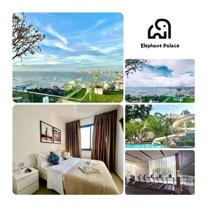 Unixx-38（6p）拥有3张大床，大泳池，市中心，500米可达walking Street - Jomtien