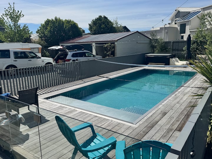 Coastal Oasis: Pool, Spa, Orchard: Sumner Beach - New Zealand