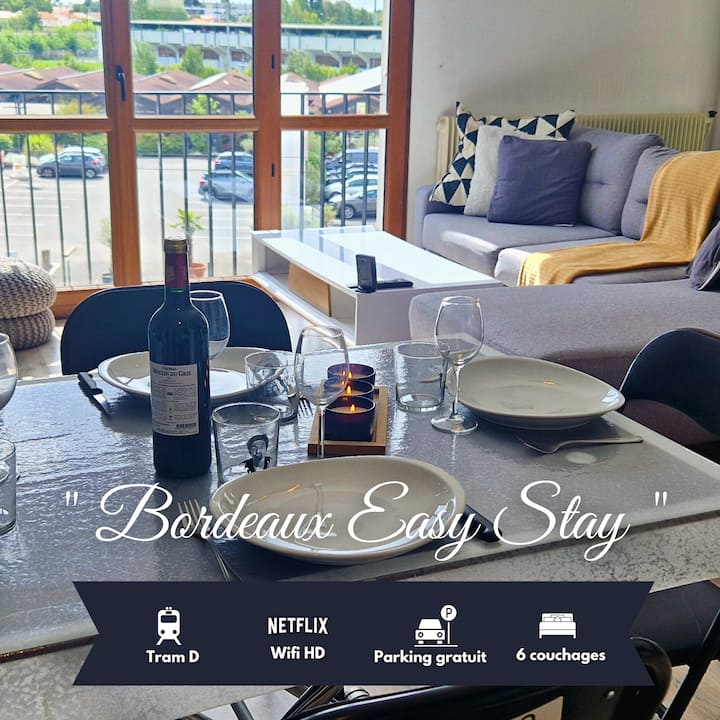 Bordeaux Easy Stay - Tram Direct Centre - Le Bouscat
