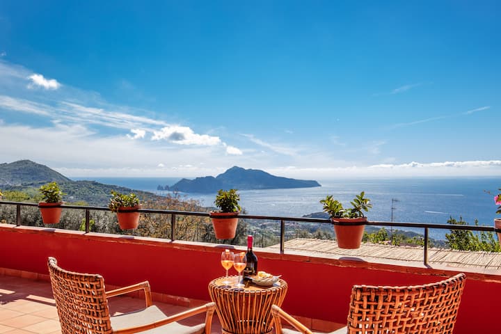 Villa Aprea–stunning Views And Private Heated Pool - Capri
