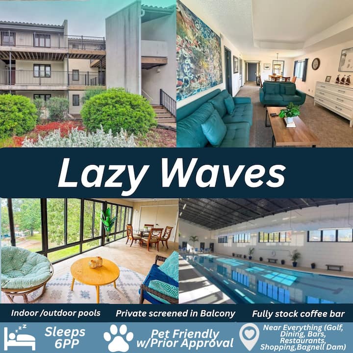 Lazy Waves-2bd/2ba/indoor Pool/5 Outdoor Pools-6pp - Lake Ozark, MO