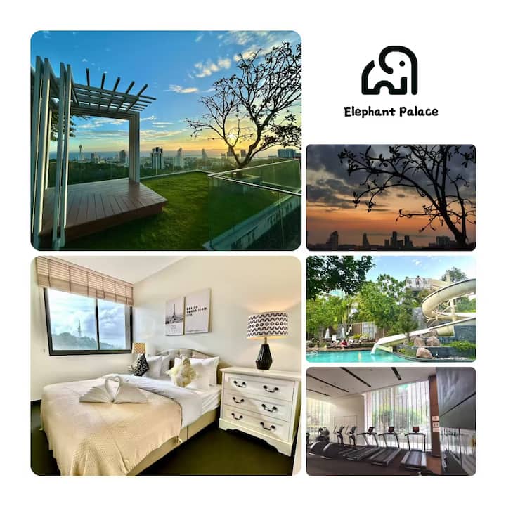 Unixx-22（6p）拥有2间卧室3张大床，大泳池，市中心，500米达walking Street - Pattaya City