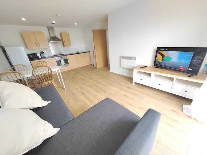 Modern 2 Bedroom Flat - City Center Camp Street - Salford