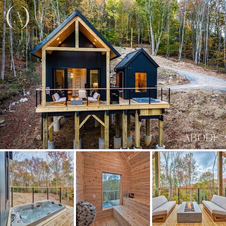 Modern Luxe Cabin | Hot Tub & Custom Sauna - Banner Elk, NC