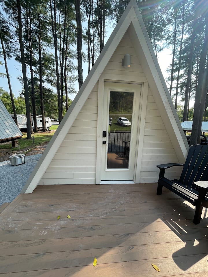 A-frame Pod With Shared Hot Tub & Sauna #32 - Huntingdon County