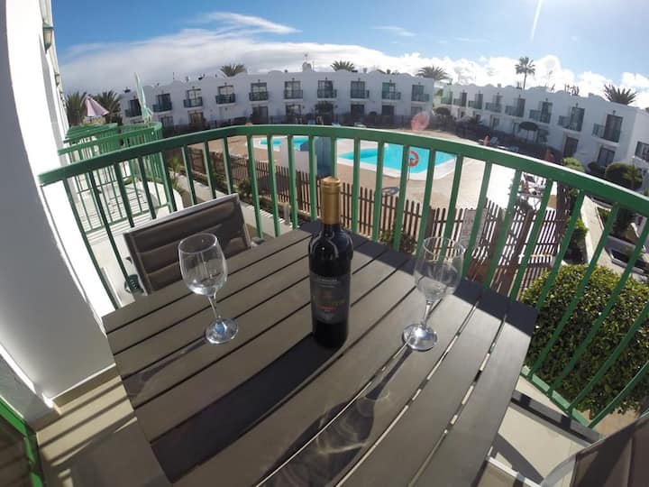 Cozy Apartment With Pool Views - Corralejo