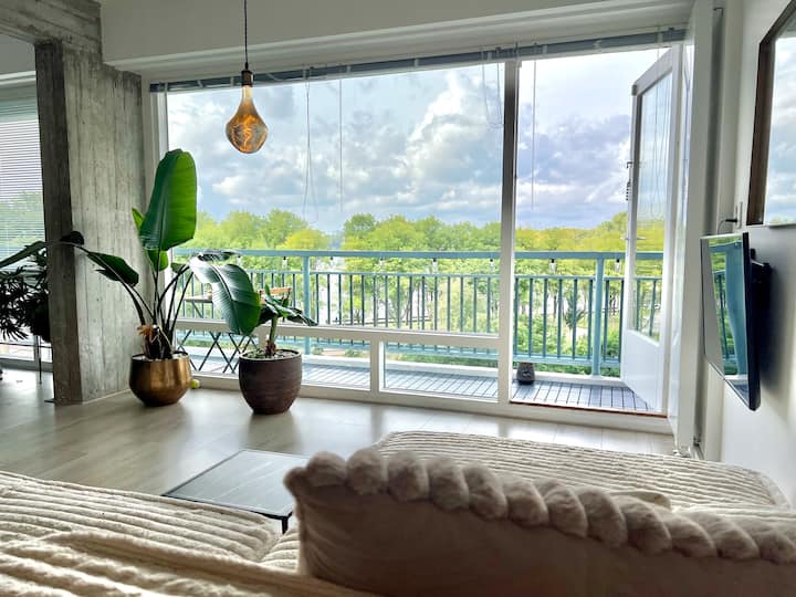 Amsterdam West Met Balkon, Uitzicht & Kat - Amsterdam