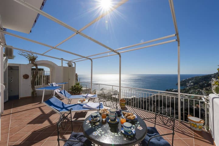 Amalfi Deluxe:large&romanticterraceseaviewangelina - Amalfi