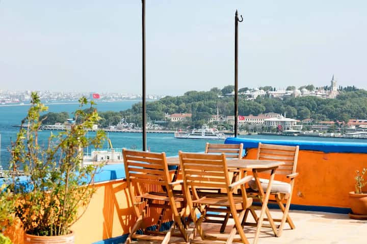 Acs In All Bedrooms/shared Panoramic Roof Terrace - Karaköy