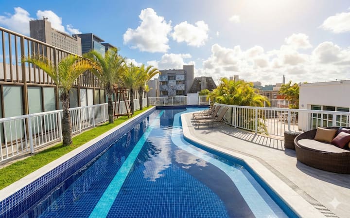 Piscina,
Ar, Netflix 
Vaga, Check-in Flexível - Rio de Janeiro
