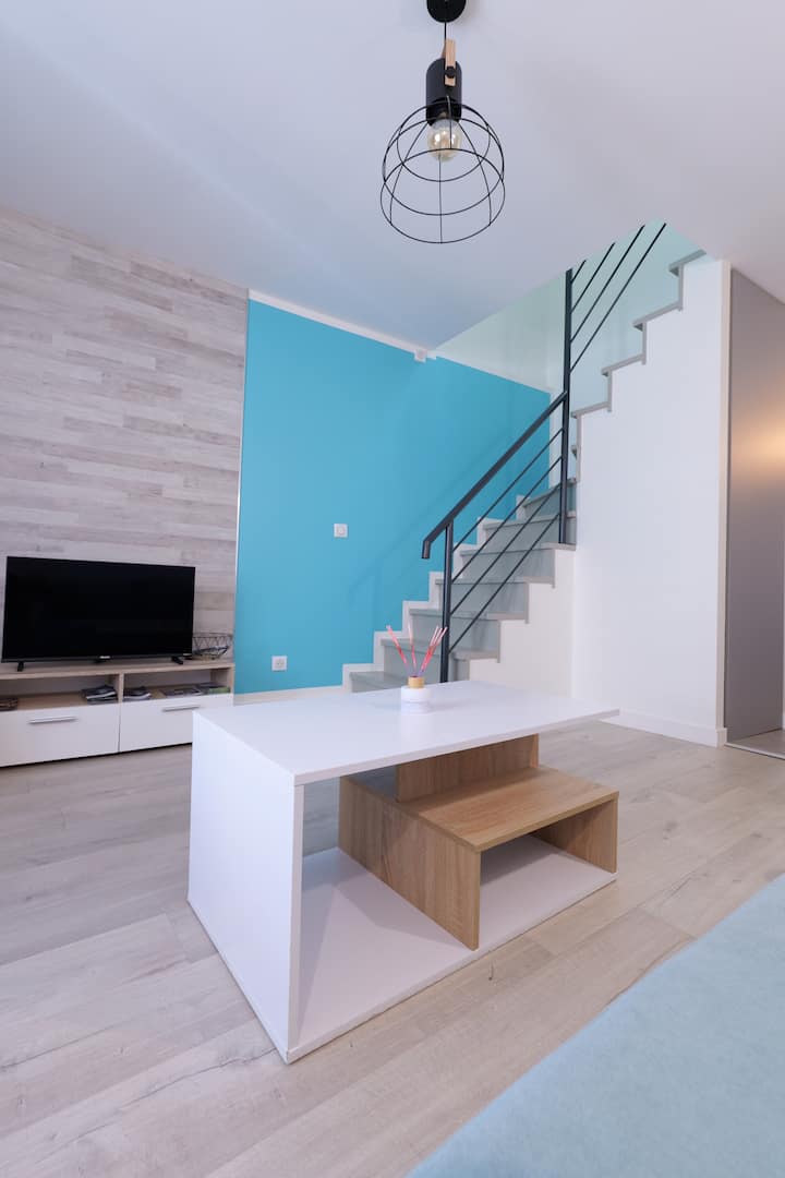 Duplex & Cosy : 2 Ch, 3 Lits, 5 Pers, Tout à Pied - Brives-Charensac