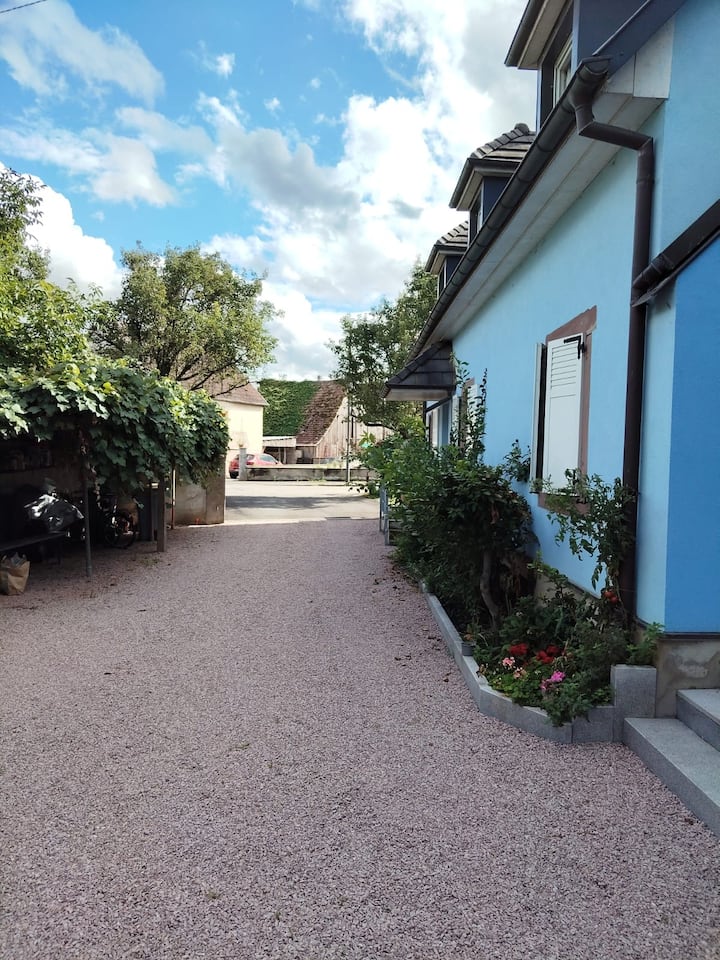 Maison Bleue. 
Près Colmar & Europa-park. 
Balnéo - Marckolsheim