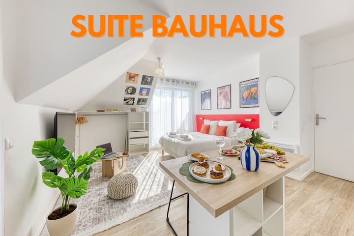 Suite Bauhaus. Proche Paris. Terrasse. Netflix. - Bondy
