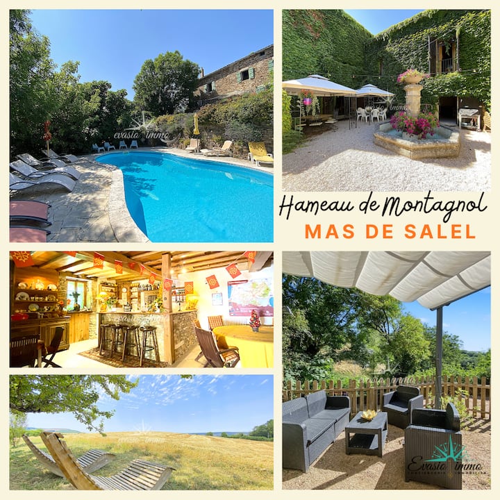 Mas De Salel, Familles & Groupes/piscine - 40 Pers - France