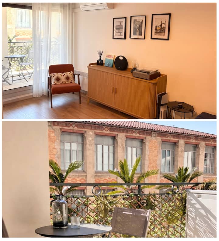 T2 Avec Balcon à 2 Min De La Gare Saint Charles - Marsiglia