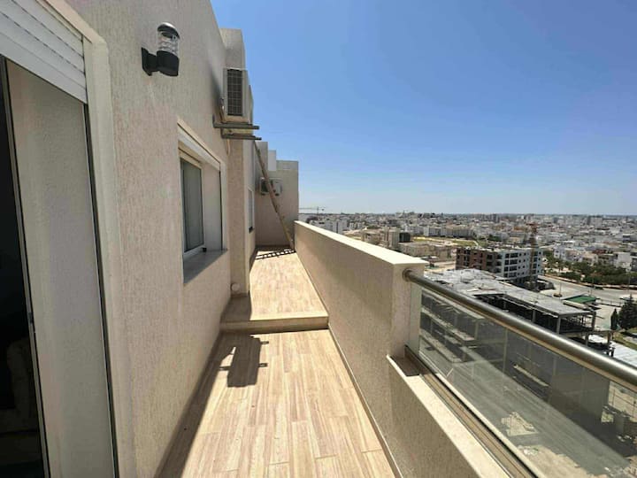 Appartement S1 Avec Balcon Et Belle Vue - Sousse