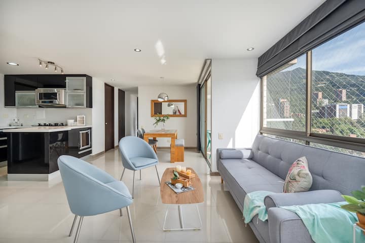 Cozy Apartment With Pool And Spectacular View - Medellín, Colombia