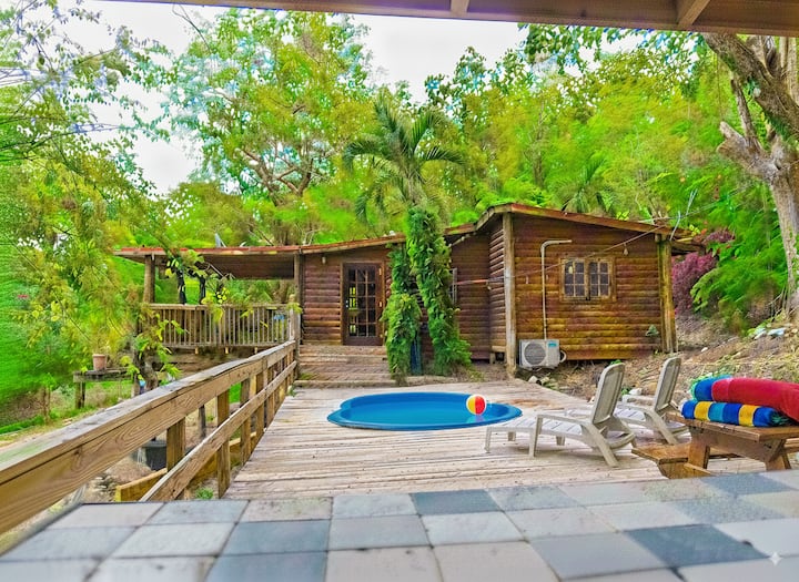 Private Pool Ranch Cabin Comfort & Nature - Coamo
