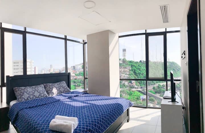Penthouse+2br+pool+jacuzzi+riverview+17thfloor - Guayaquil