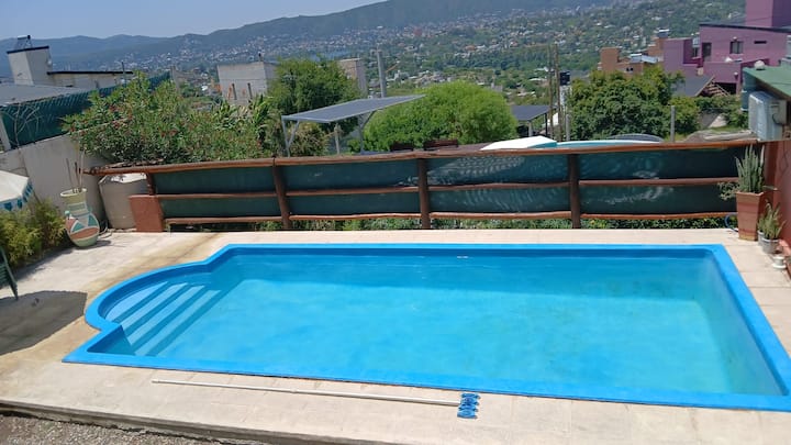 Cabaña Con Vistas A La Ciudad, Pileta Y Parrilla - Villa Carlos Paz