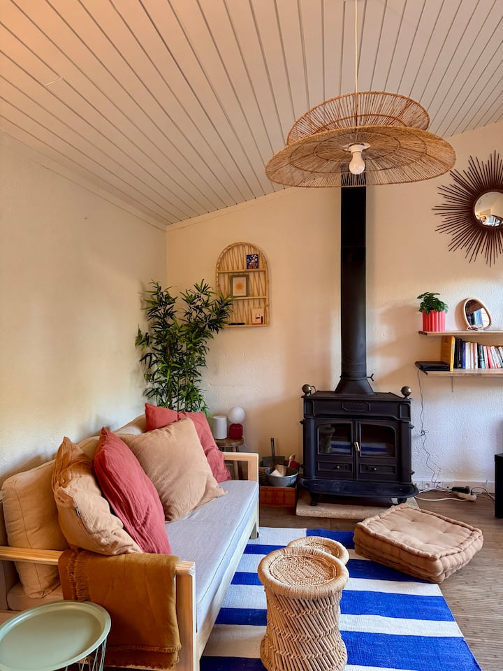 Cabanon Océan · Cheminée & Forêt, Proche Océan - Lacanau