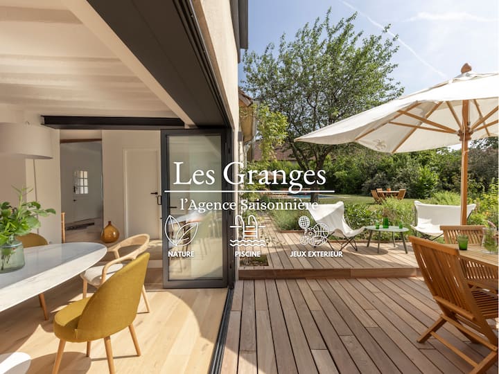 Les Granges – Charme & Piscine à La Campagne - Dreux