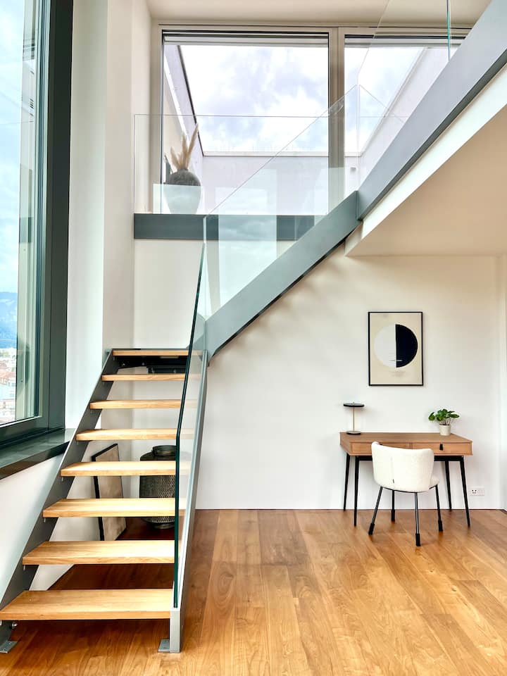 Exklusives Sky-penthouse Im Herzen Von Thun - Thoune