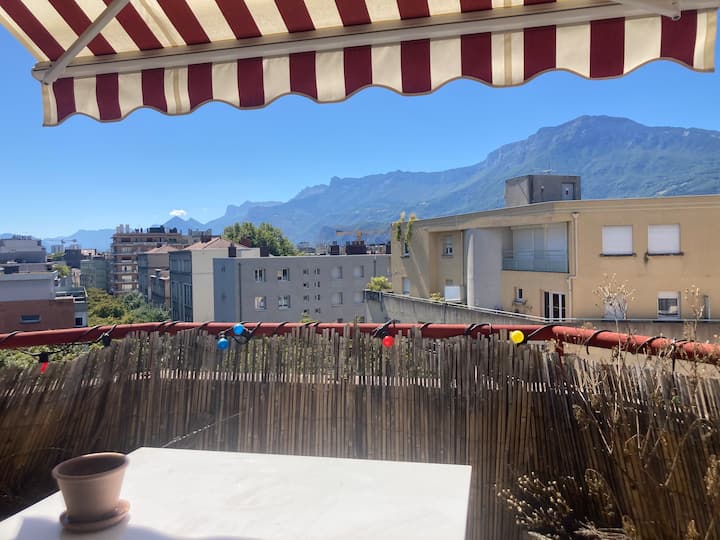 Dernier éTage Lumineux, Vue Alpes – Grenoble - Grenoble